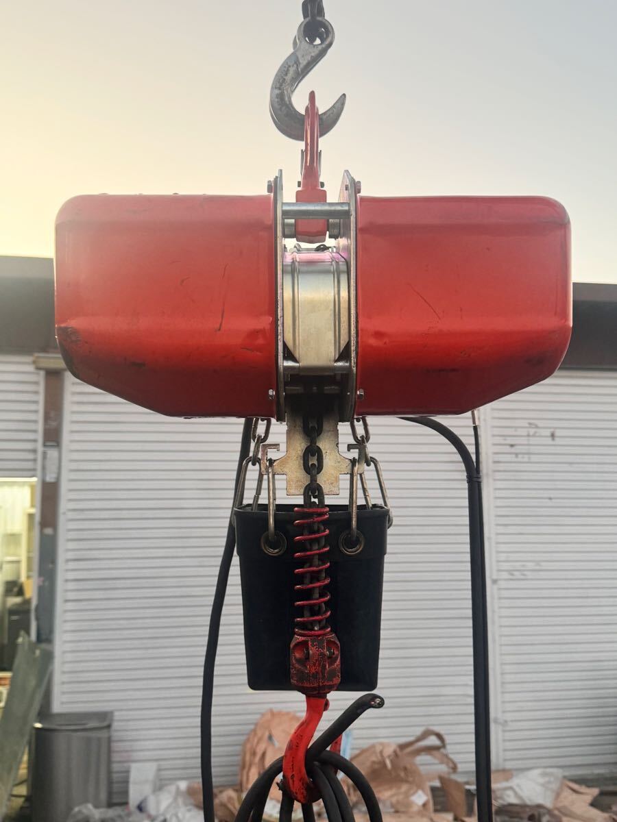 Yahoo!オークション - ELEPHANT 電動チェーンブロック FB4 0.5t200v ...