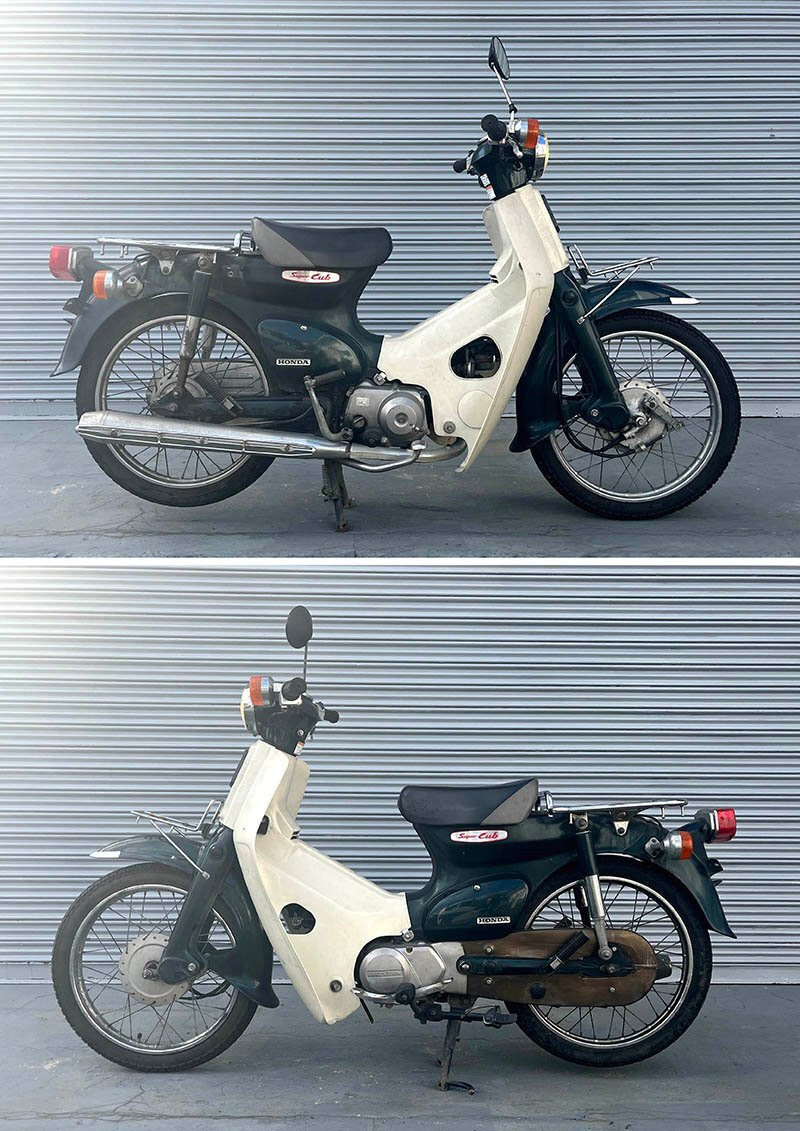 Yahoo!オークション - スーパーカブ90 HA02 フロントホイール ビッグド...