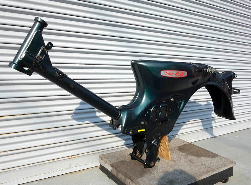 Yahoo!オークション - スーパーカブ90 HA02 販売証明書付フレーム k09-...