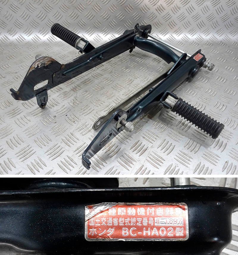 Yahoo!オークション - スーパーカブ90 HA02 タンデムステップ付 スイン...