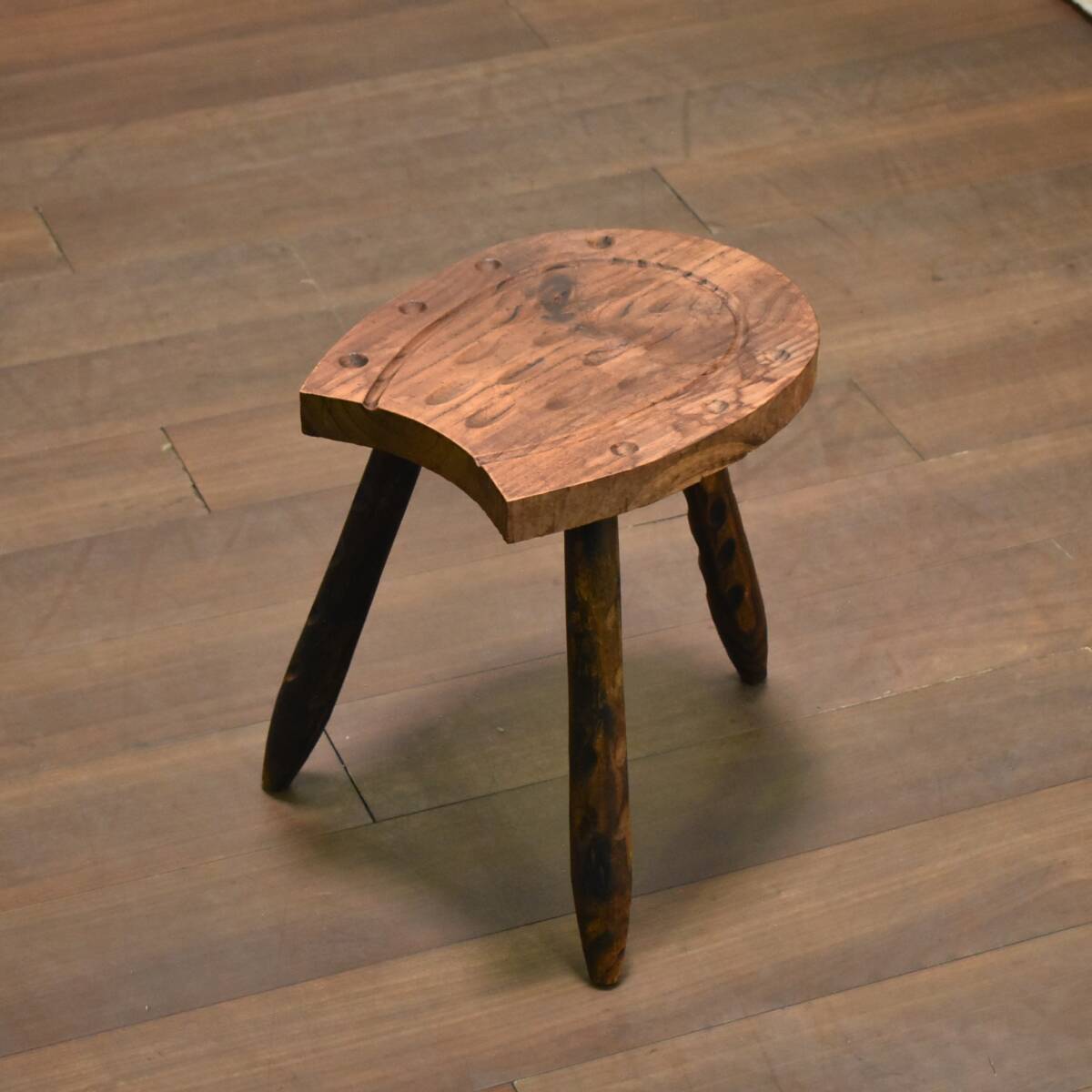 Yahoo!オークション - zyt1711ジ スペイン家具 蹄鉄型スツール 置台/花...