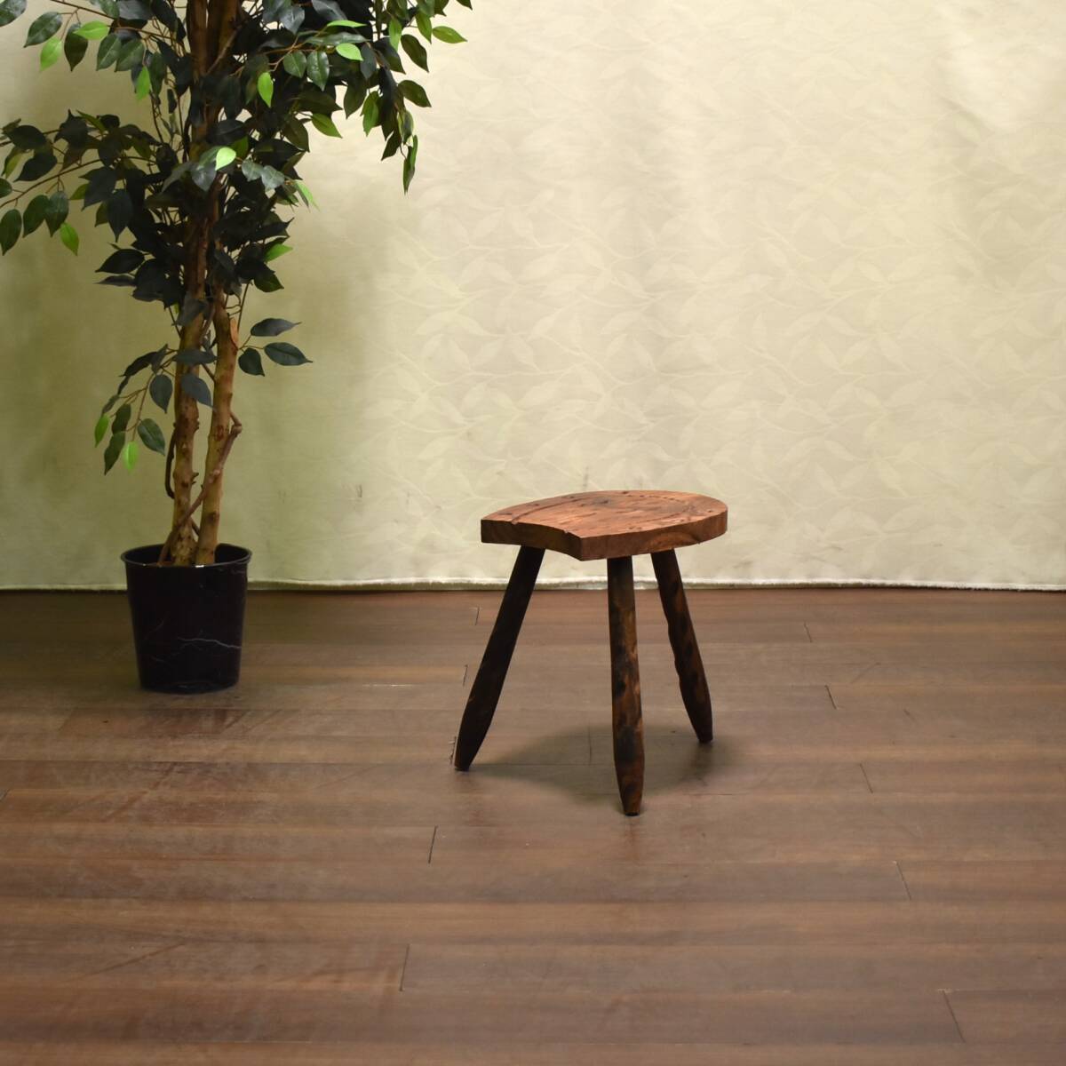 Yahoo!オークション - zyt1711ジ スペイン家具 蹄鉄型スツール 置台/花...