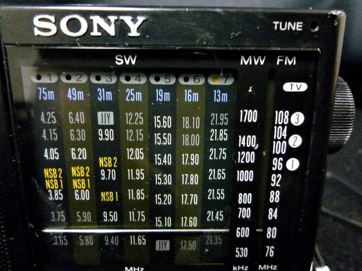 Yahoo!オークション - SONY ICF-SW20 ソニー/9BANDラジオ ジャンク