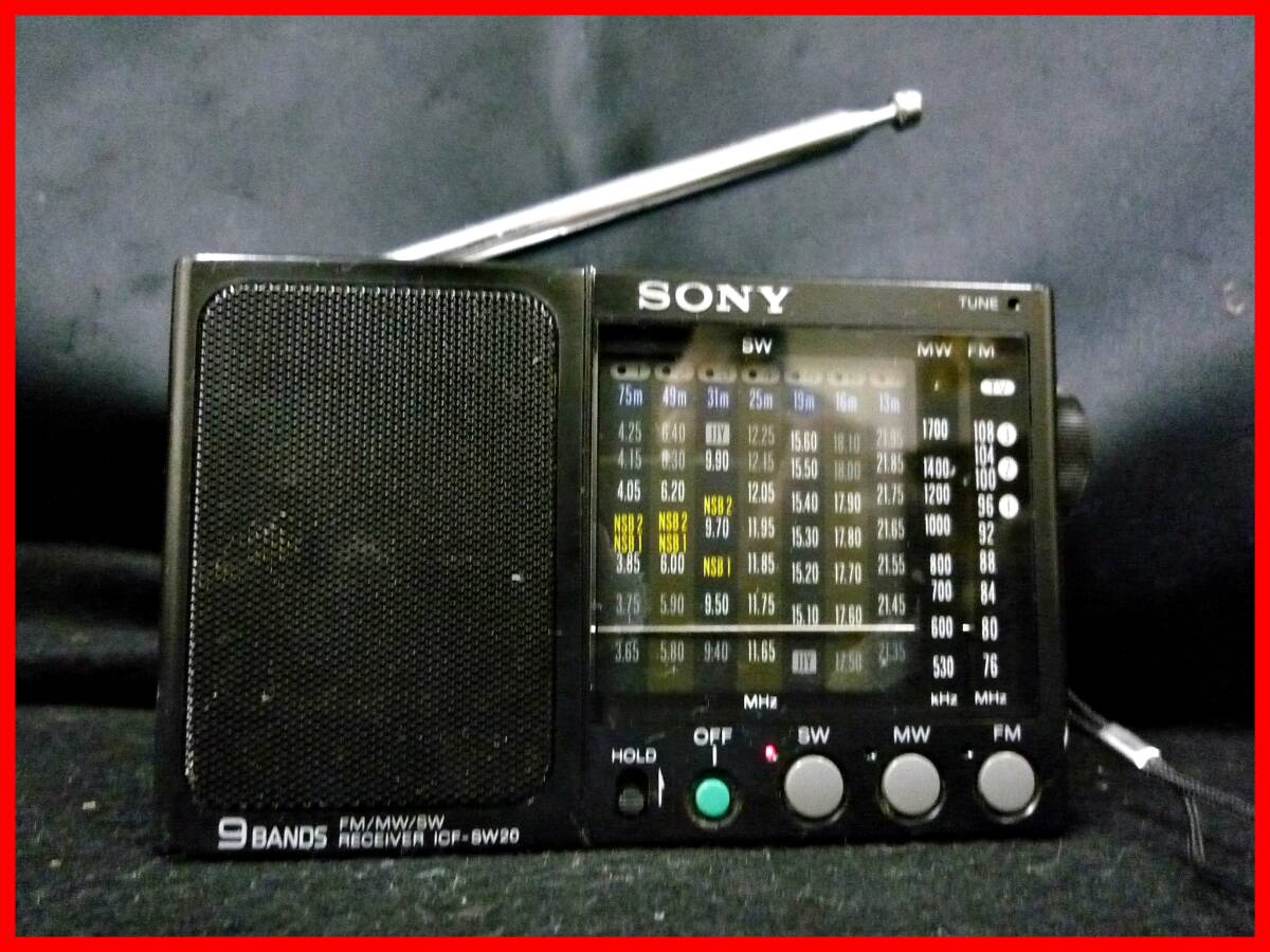 Yahoo!オークション - SONY ICF-SW20 ソニー/9BANDラジオ ジャンク