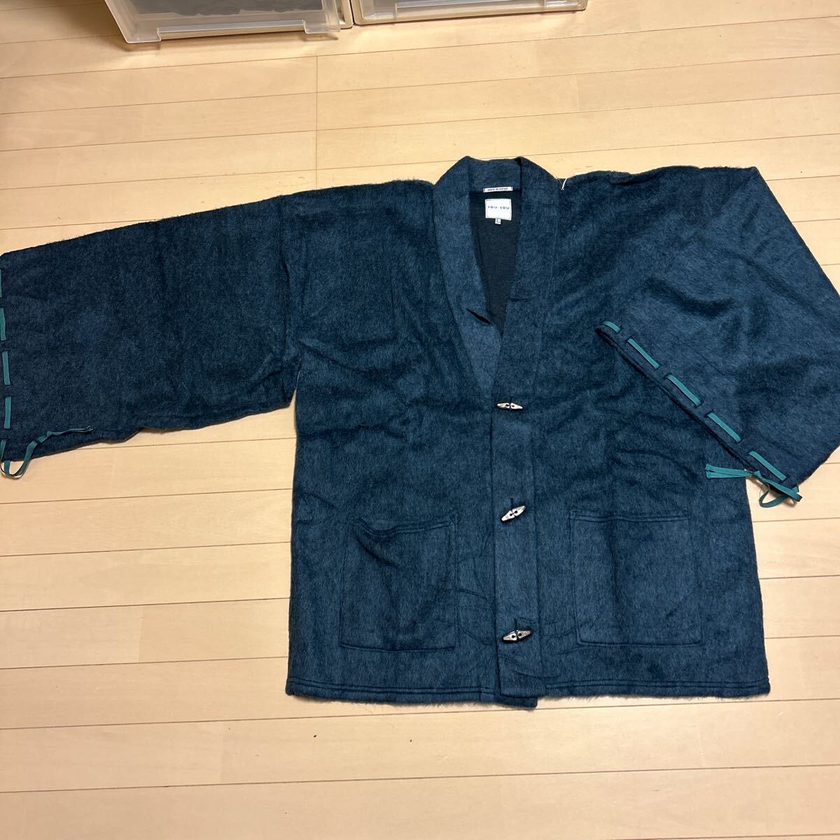 Yahoo!オークション - SOU・SOU 阿弥羽織 L 高麗納戸 新品未使用