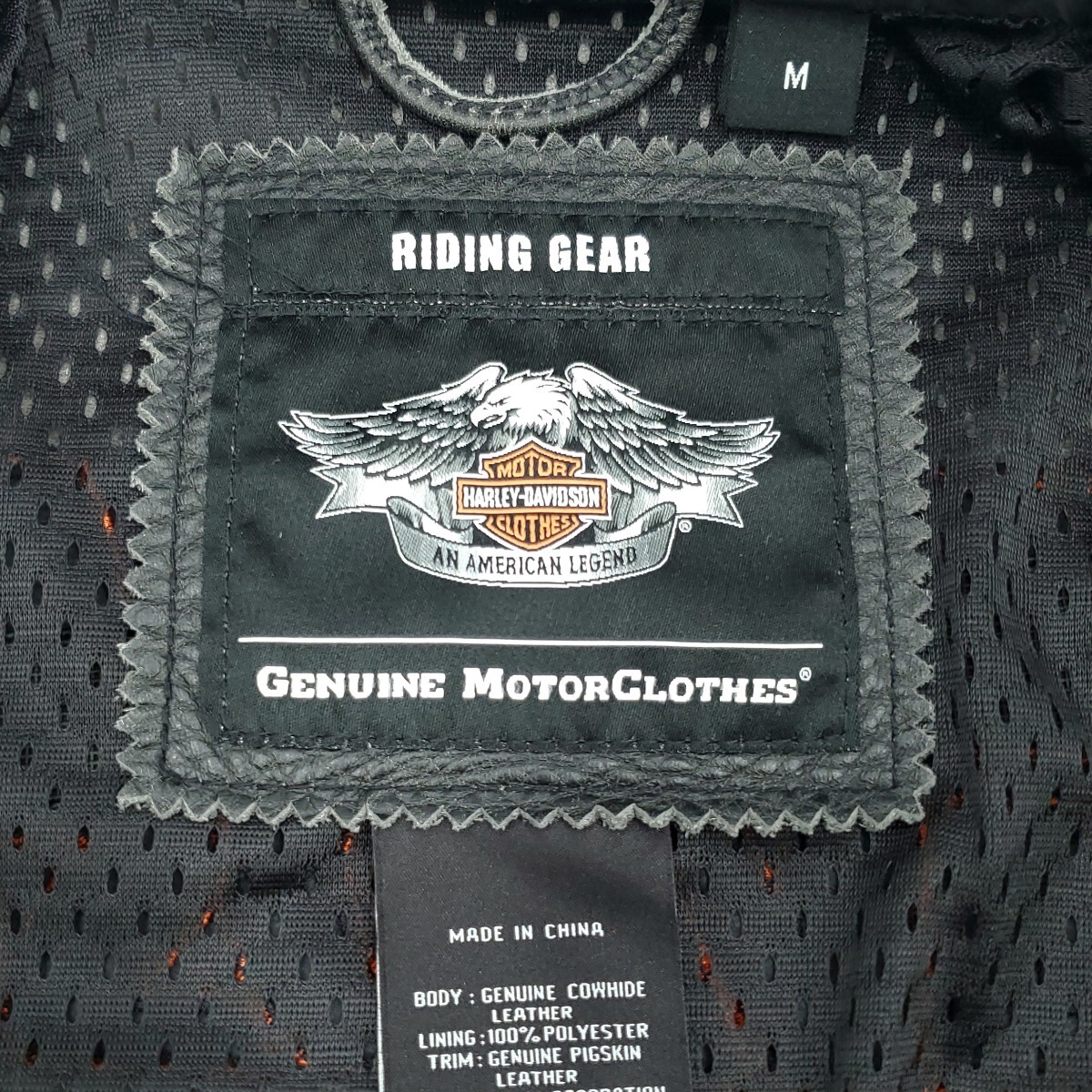 高級カウハイドレザー HARLEY-DAVIDSON M黒シングルライダース 高級カウハイドレザー HARLEY-DAVIDSON M黒シングルライダース