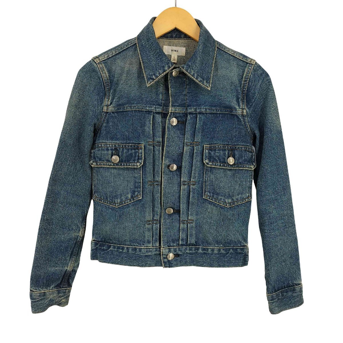 Yahoo!オークション - HYKE(ハイク) 2ND デニムトラッカージャケット ...