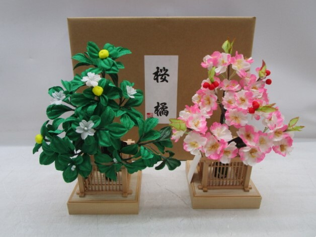 Yahoo!オークション - 平2371 雛道具 桜橘 京花 7号 木製囲垣 雛人形 ...
