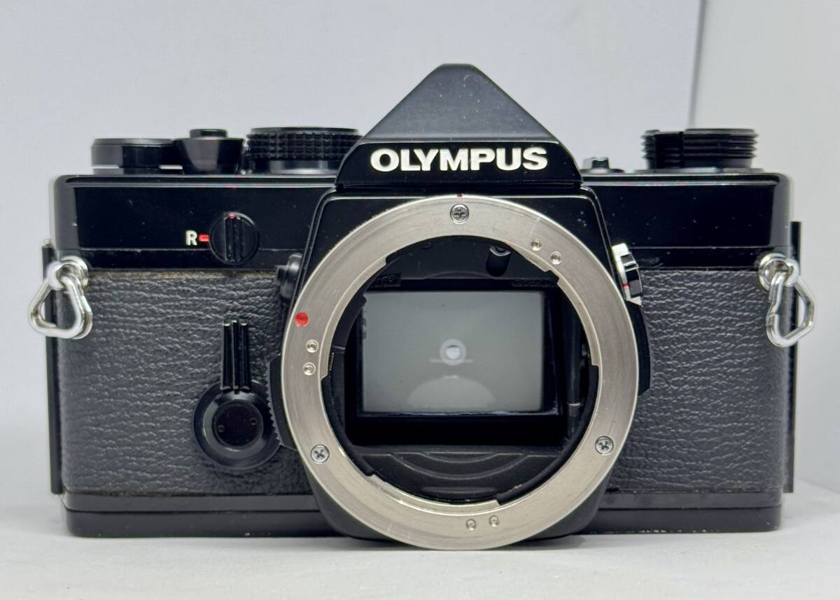 Yahoo!オークション - 希少・美品・OH済 オリンパス OLYMPUS OM1 ブラ...
