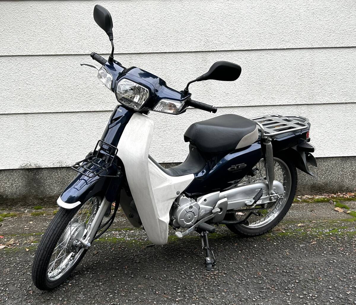 Yahoo!オークション - HONDA 名車スーパーカブ JA10 110cc ネイビー ...