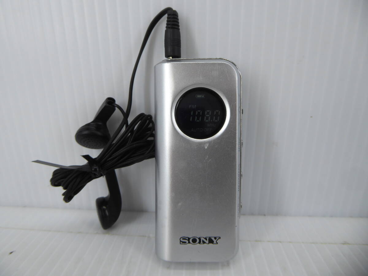 Yahoo!オークション - SONY ワイドFM対応 FMステレオ/AM小型ポケット...