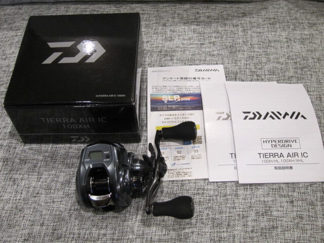 Yahoo!オークション - 超美品 ダイワ 24 ティエラ AIR IC 100XH 右ハン...