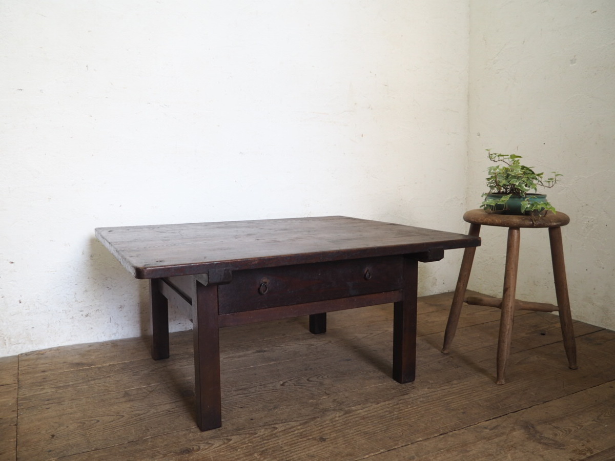 Yahoo!オークション - タA0308 天板W82 5cm×D67 5cm アンティーク 両...