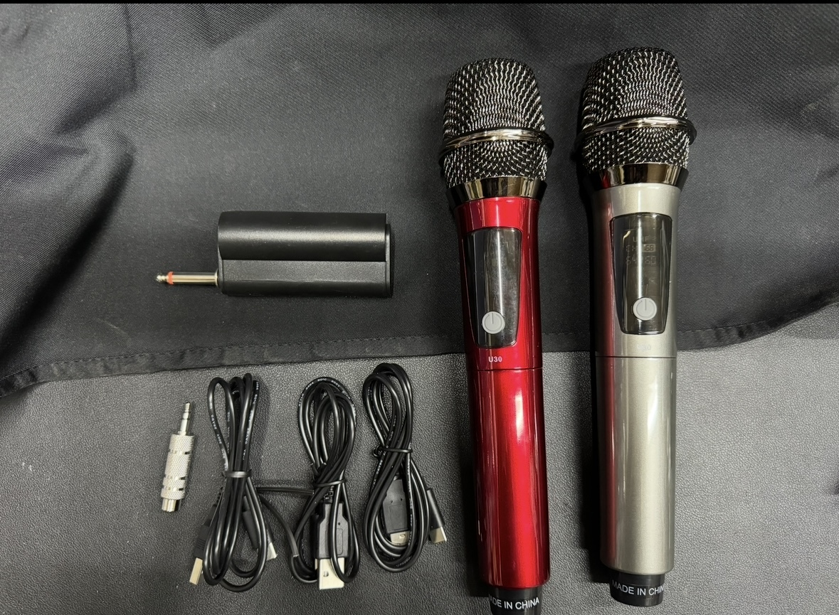 Yahoo!オークション - JYX ワイヤレスマイク 無線カラオケマイク UHF ...