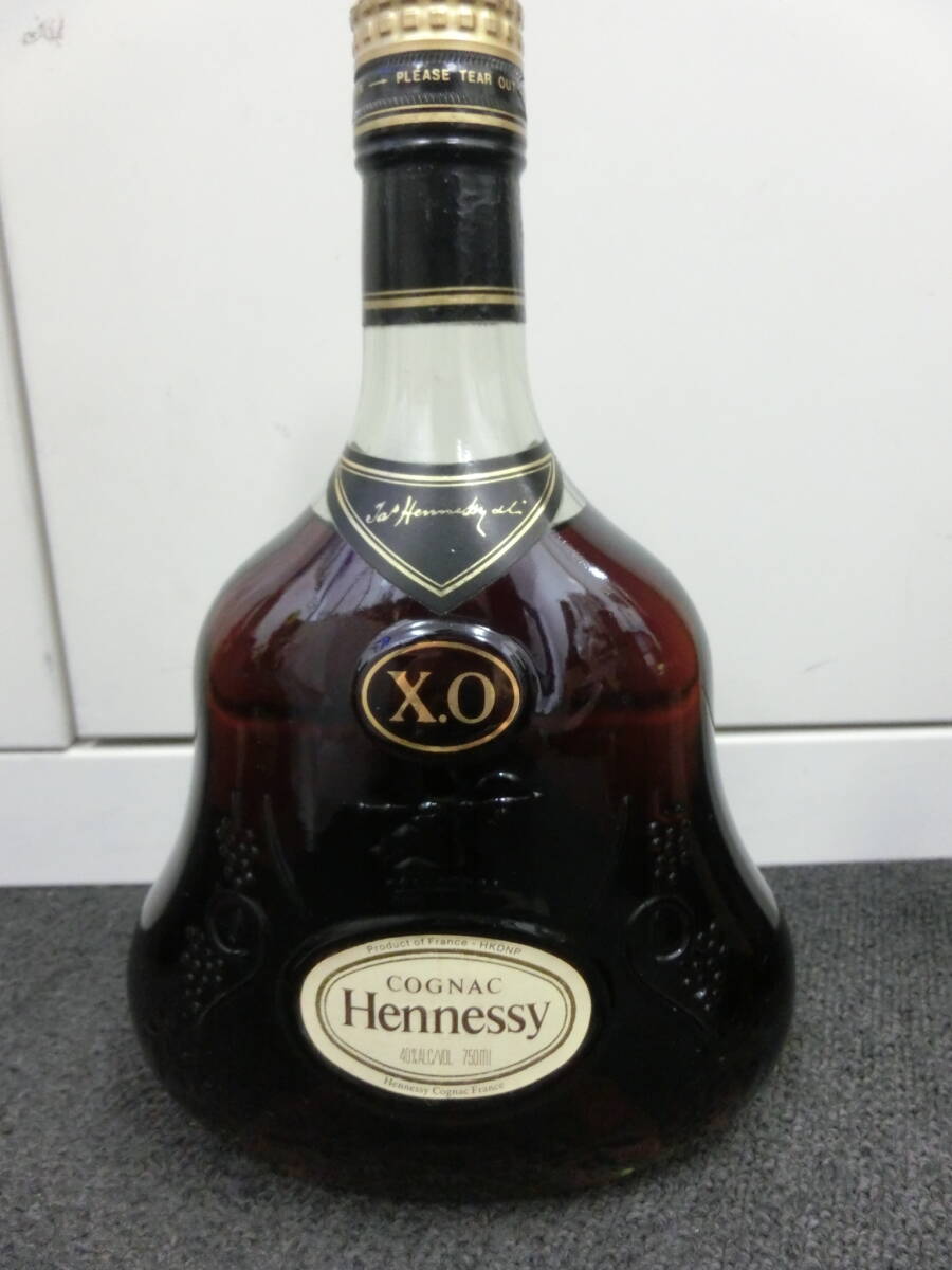 Yahoo!オークション - 76797 ヘネシーXO 750ml 40% ブランデー コニャ...