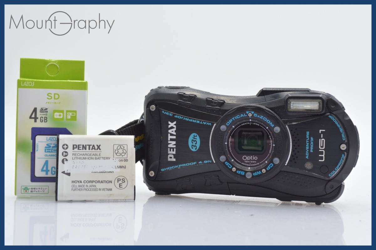 極上 ペンタックス PENTAX WG-1 5x バッテリー ストラップ メモリカード付属 完動品 同梱可 #yk540(インスタント、ポラロイド)｜売買されたオークション情報、yahooの ...