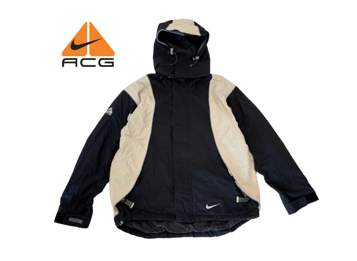 90s NIKE ACG FULL SKI JACKET ナイキ ナイロン ジャケット マウンテン パーカー Y2 K TECH(ジャンパー、ブルゾン)｜売買されたオークション情報、yahoo ...