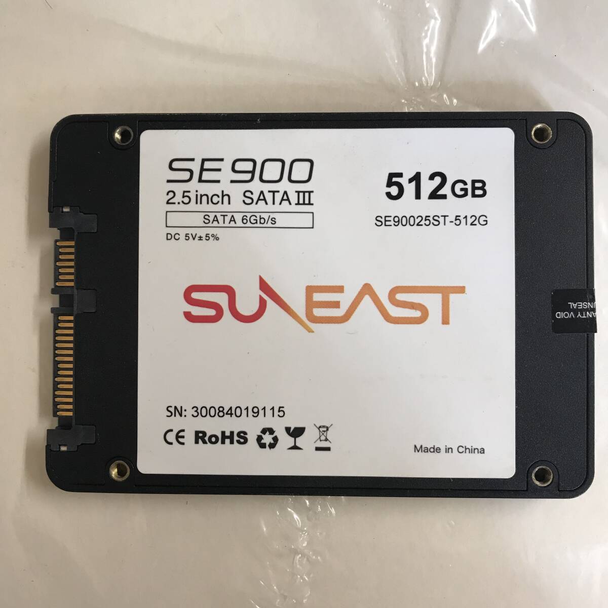 SUNEAST SE900 512GB 内蔵 2.5インチ SATAⅢ SATA 6Gb/s サンイースト SE90025ST-512G 未確認 コンピュータ