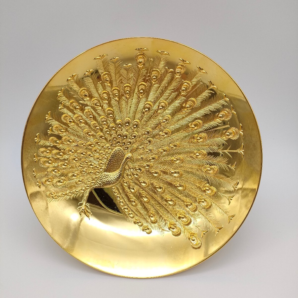 Yahoo!オークション - 金杯 24KGP 孔雀 クジャク 金杯 24K GP S1028