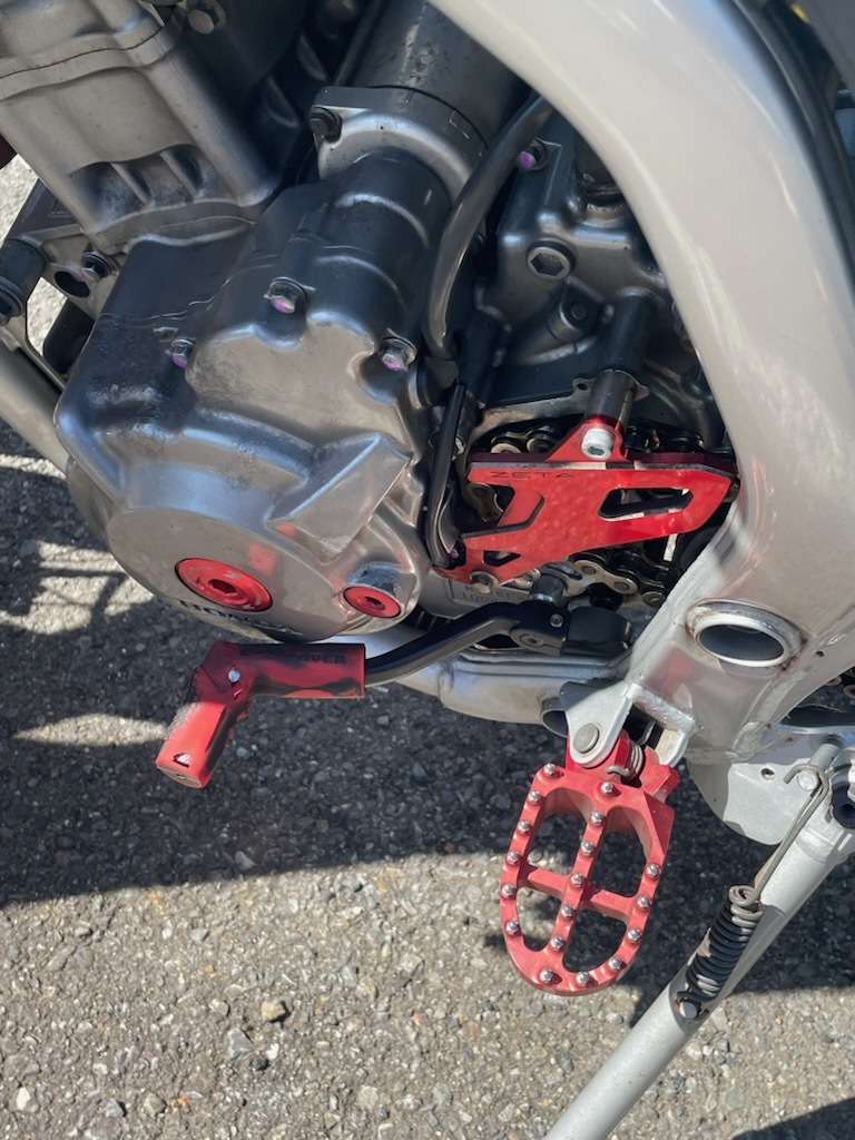 Yahoo!オークション - CRF250L MD38 ZETA フッドペグ
