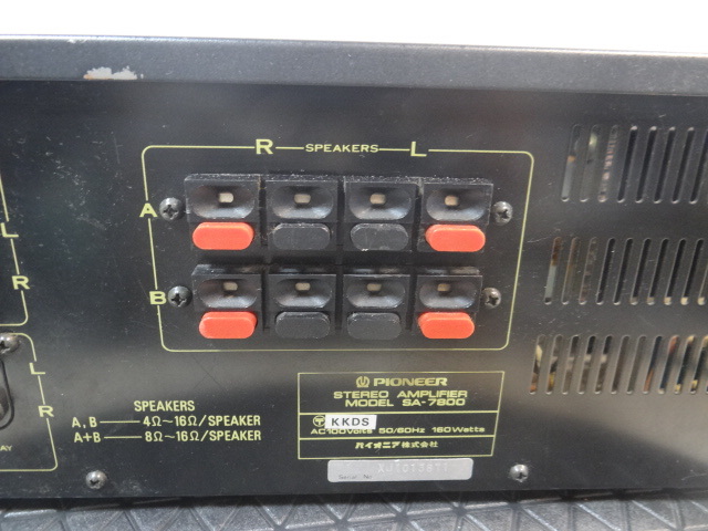 Yahoo!オークション - M3319 PIONEER SA-7800 ステレオ プリメインアン...