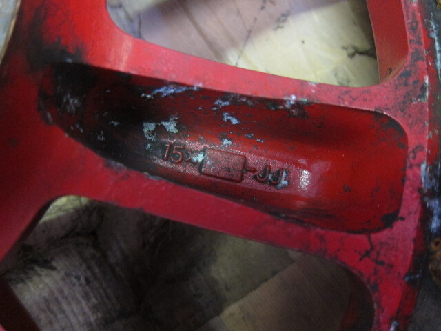 Yahoo!オークション - (A789) 15in 【アルミ BLACK RACING 15in/7J】PC...