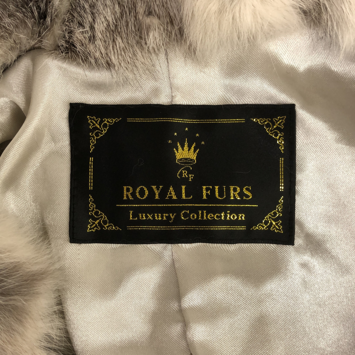 Yahoo!オークション - 中古品 ROYAL FURS ホワイト×ライトグレー系 ...