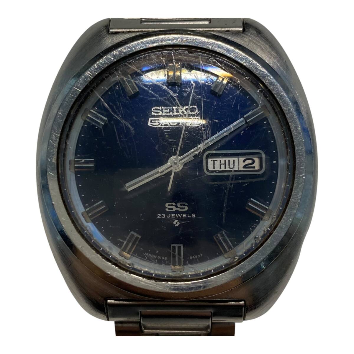 Yahoo!オークション - SEIKO セイコー 5 ACTUS アクタス 6106-8450 自...