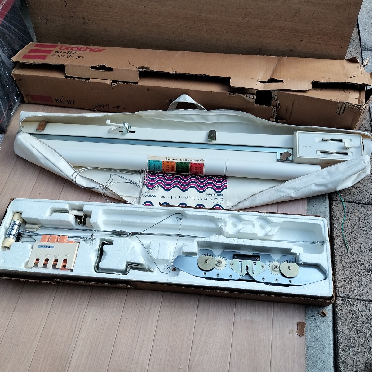 Yahoo!オークション - brother/ブラザー ニットリーダー KL-117 カラ...