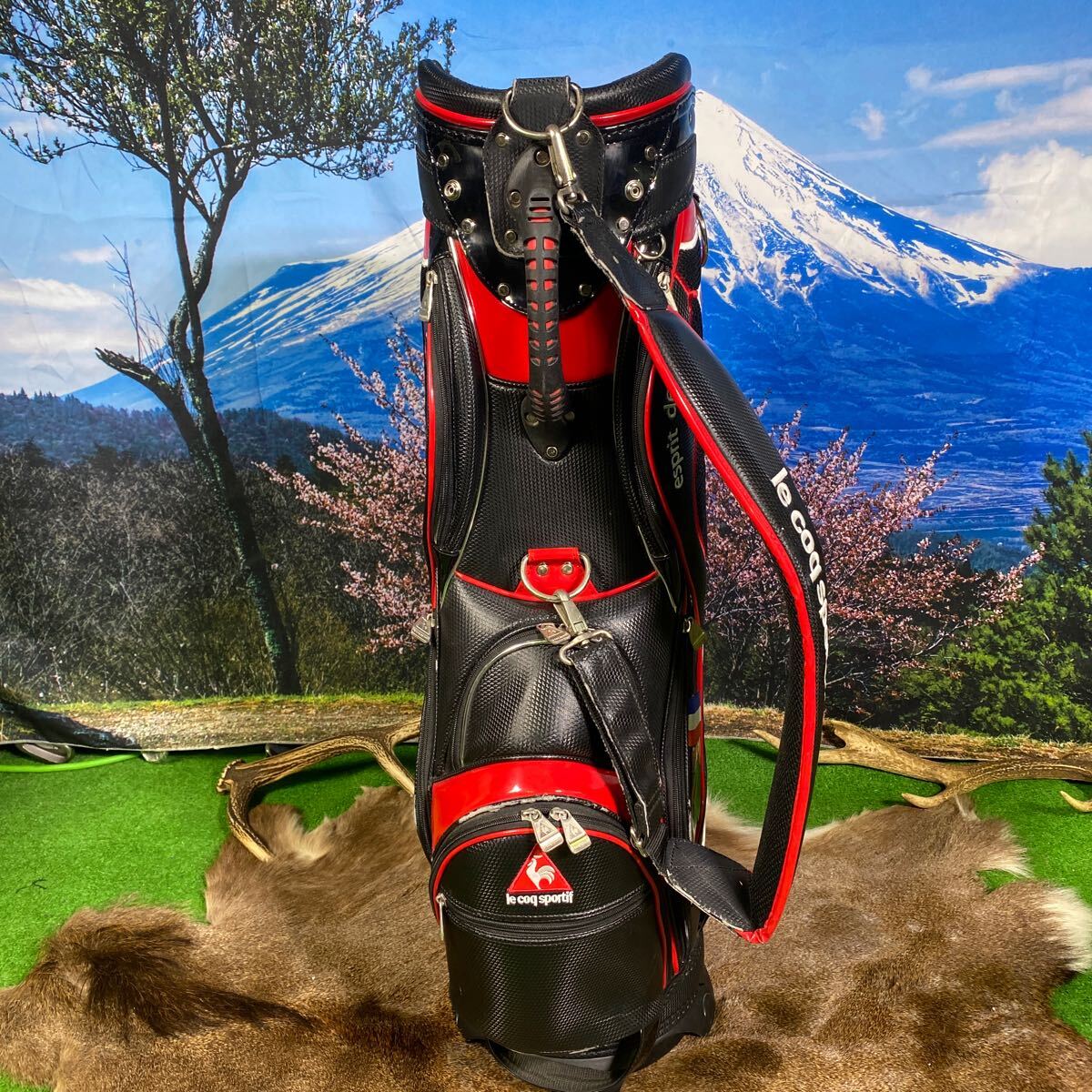 Yahoo!オークション - JGB-1776 ルコック キャディバッグ