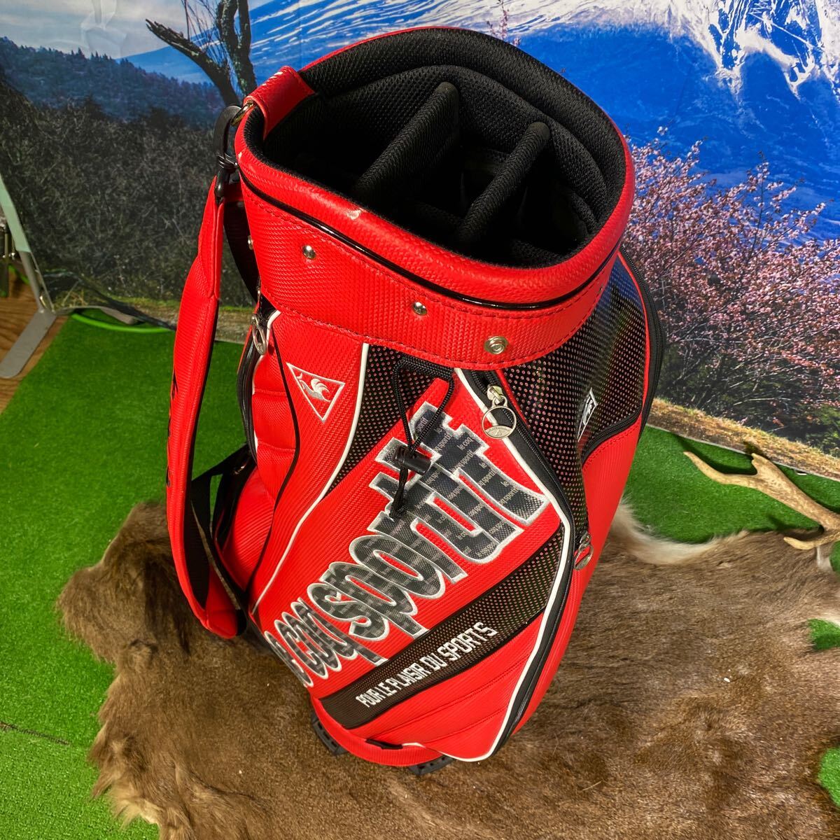 Yahoo!オークション - JGB-1866 ルコック キャディバッグ