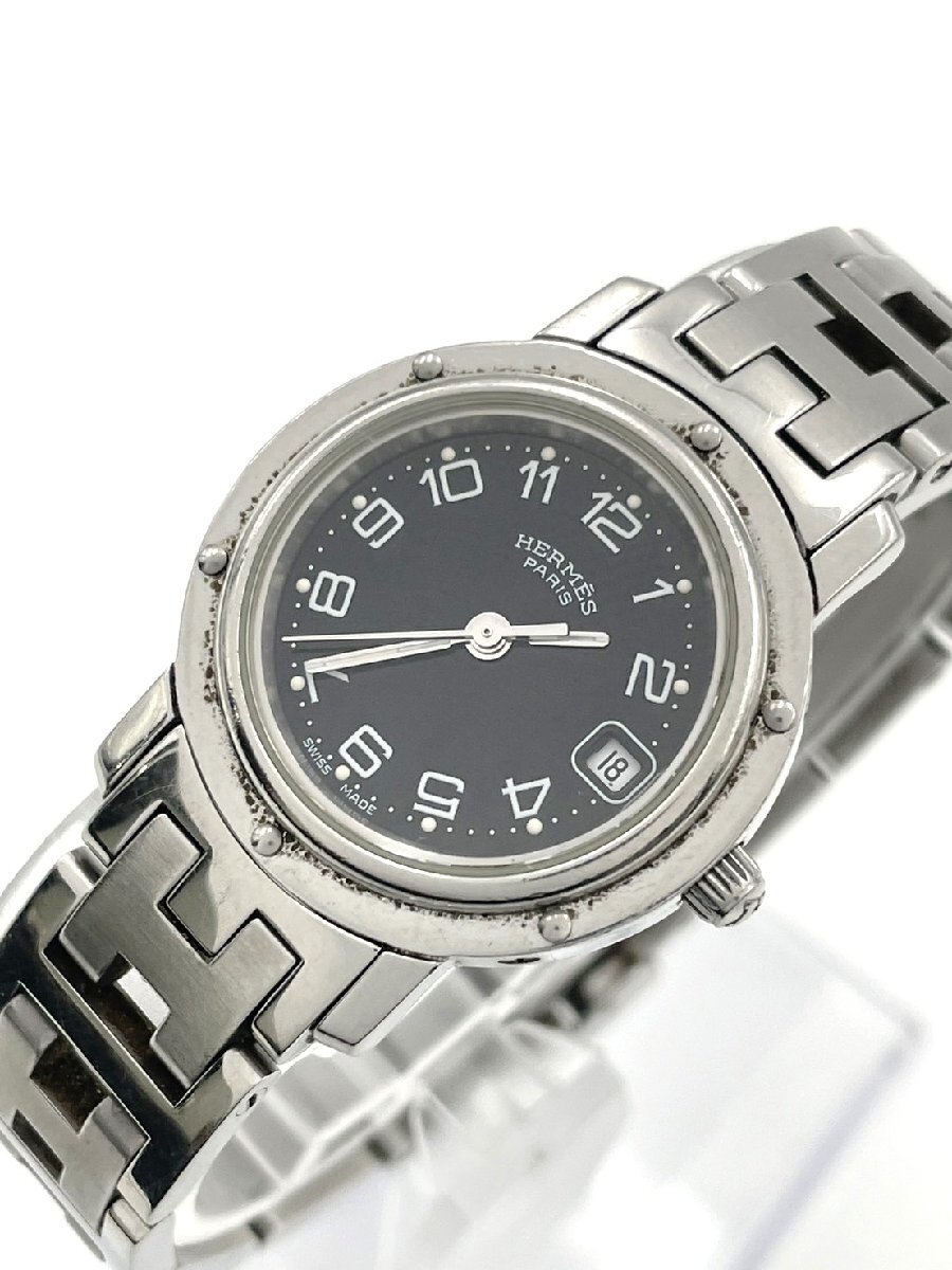 Yahoo!オークション - 1円 エルメス(Herms) CL4.210 クリッパー SS ブ...