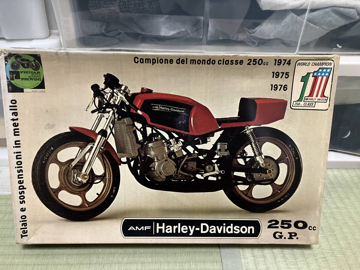Yahoo!オークション - AMF Harley-Davidson 250cc G.P. プラモデル