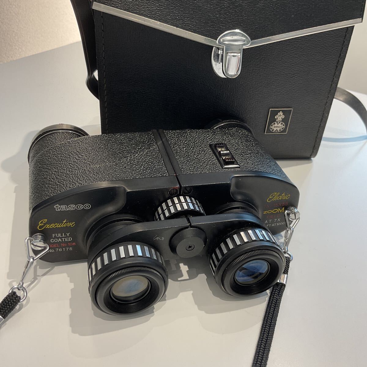 【J-236】Tasco タスコ 双眼鏡 ZOOM 7x-15x35 （TASCO Zip Binoculars 7X-15x35 Zoom 325 FT⁄1000Y Original Case）