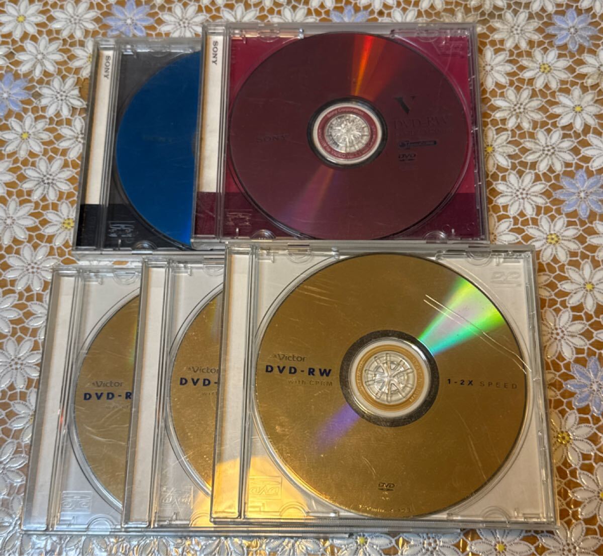 Yahoo!オークション - DVD-RW 5枚セット SONY Victor USED