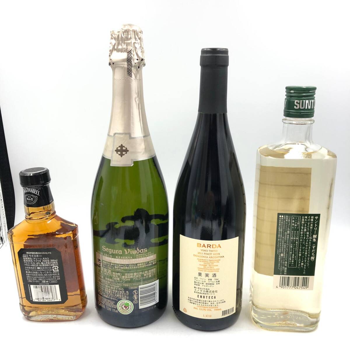 Yahoo!オークション - B1223 未開栓 お酒 4本（ジャック.Segura.BARDA....