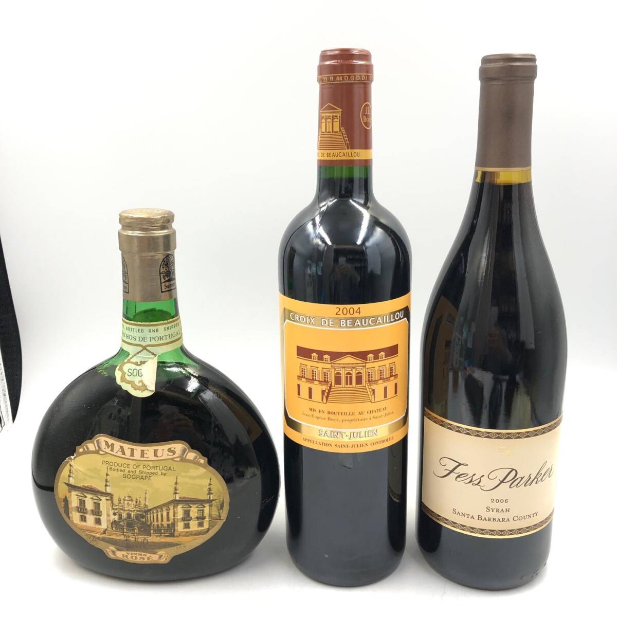 B1343 未開栓 ワイン 3本 MATEUS.CROIX.FESS まとめ商品 酒 容量 750ml アルコール 11.5〜13.5%(赤)｜売買されたオークション情報、yahooの商品情報 ...