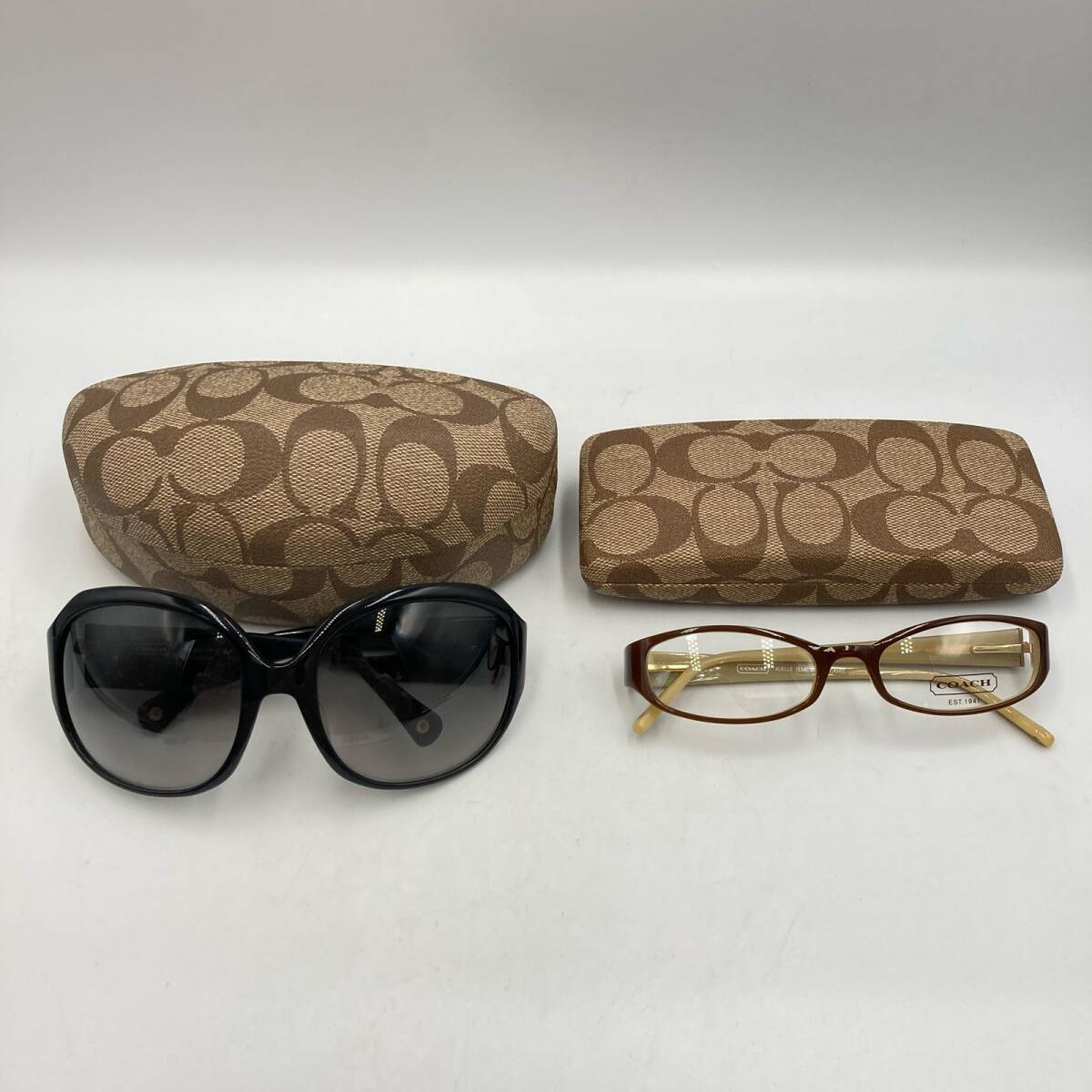 Yahoo!オークション - C447 COACH コーチ サングラス メガネ まとめ商...
