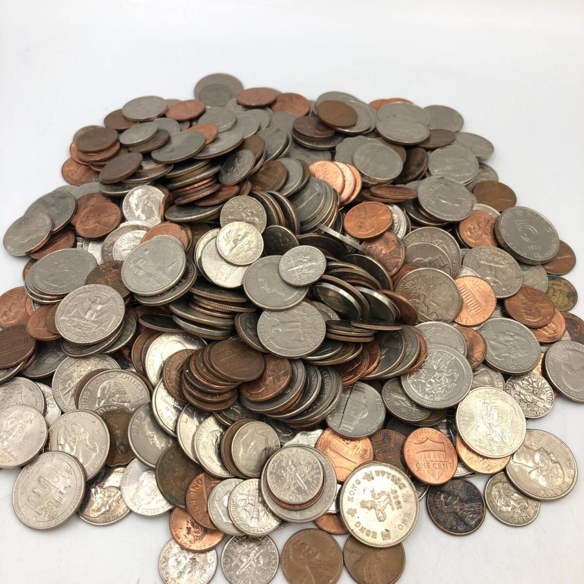 Yahoo!オークション - J720 海外貨幣 まとめ商品 約2221.9g 外国硬貨 ...