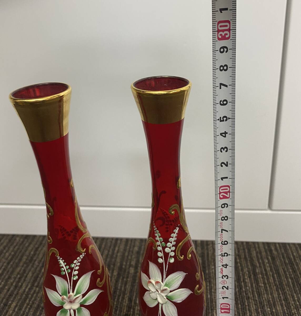 Yahoo!オークション - &hearts &hearts 5866 グラス2点 赤 MORO&hearts...