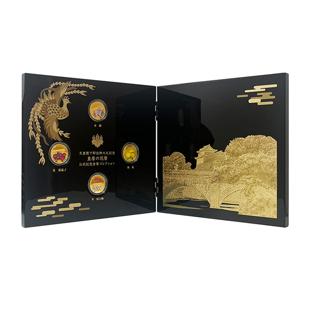 Yahoo!オークション - 純金製 K24 12.40g 天皇陛下 即位御大礼記念 皇...