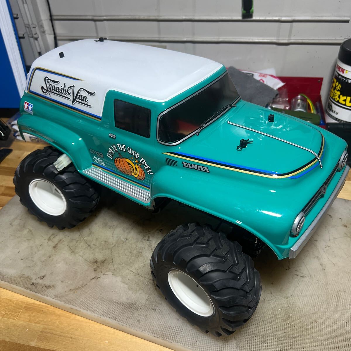 Yahoo!オークション - タミヤ スカッシュバン 中古 4WS