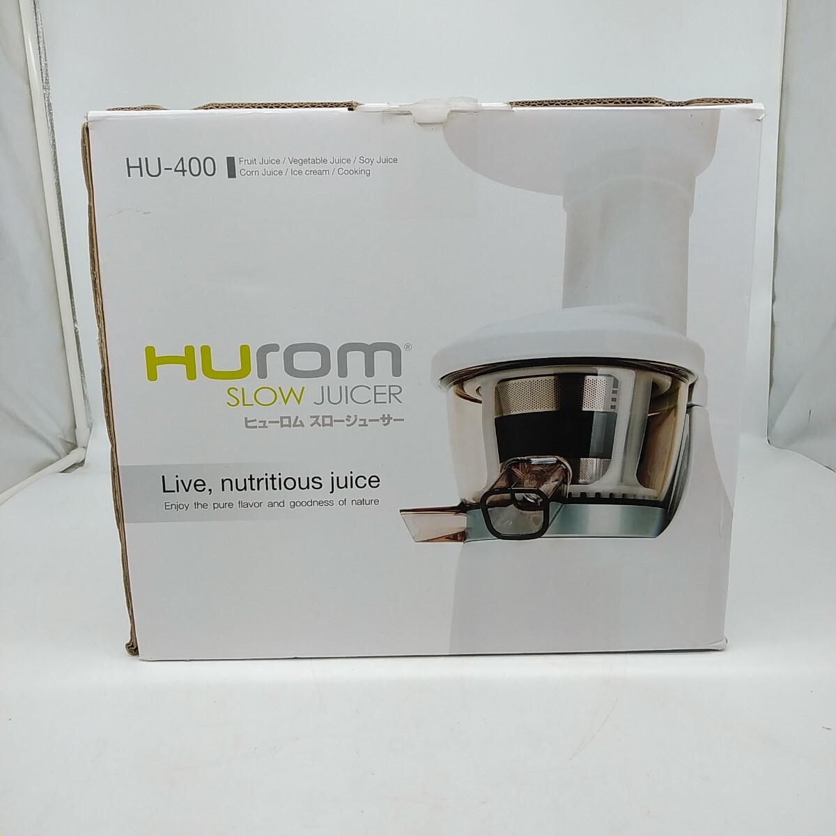 Yahoo!オークション - ヒューロム SLOW JUICER スロージューサー キッ...
