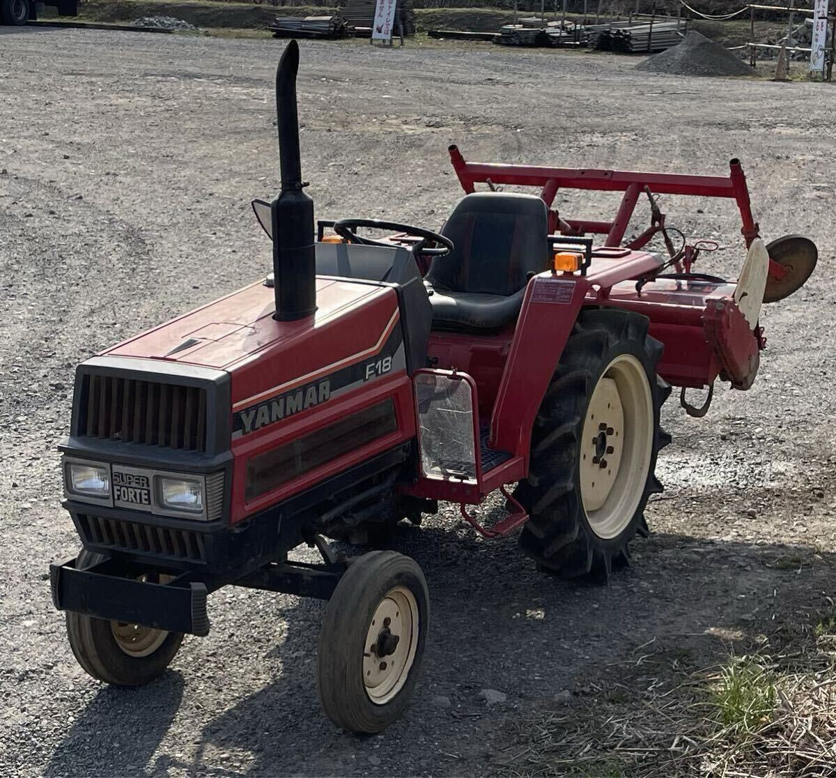 埼玉県 ヤンマー F18 トラクター アワーメーター約1445時間 ロータリー RSB1301 ジャンク(車体)｜売買されたオークション情報、yahooの商品情報をアーカイブ公開 ...