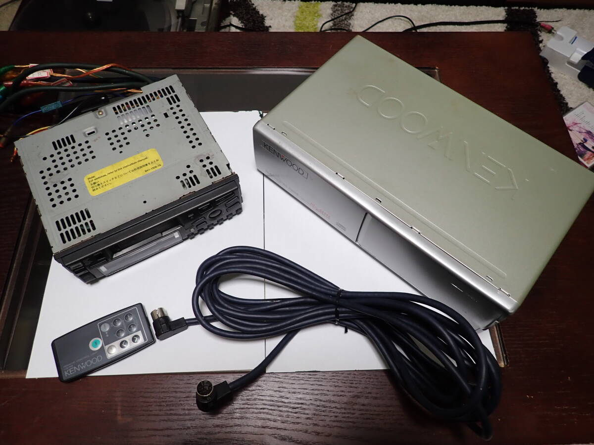 Yahoo!オークション - KENWOOD KRC-X55 + KDC-C10 + 接続コード + リモ...