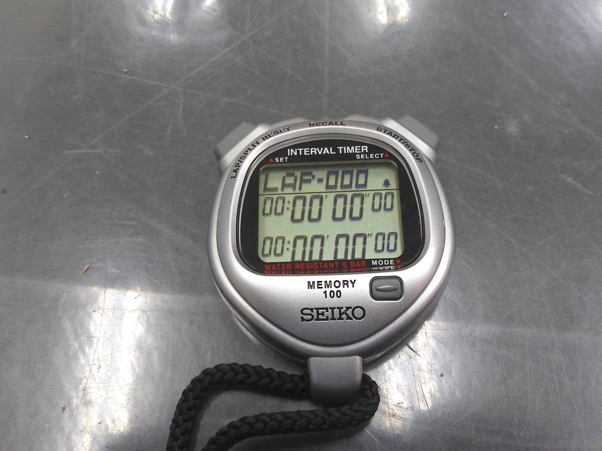 Yahoo!オークション - 送料無料 SEIKO ストップウォッチ S057-4000 シ...
