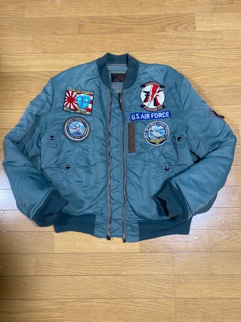 Yahoo!オークション - CAB CLOTHING MA-1 黒タグ 激シブ ダメージング...