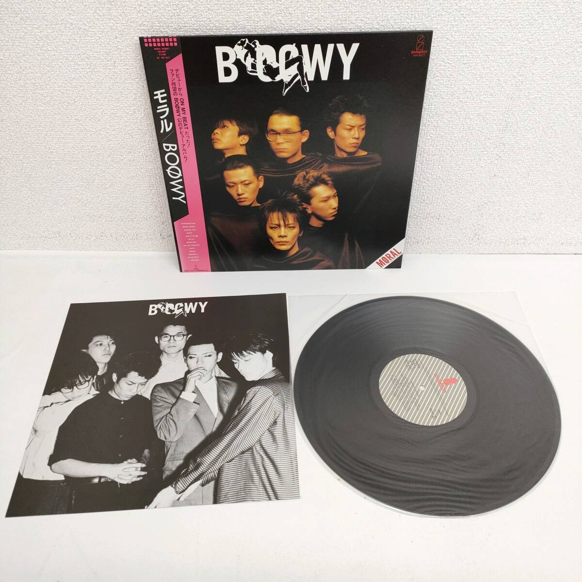 Yahoo!オークション - C09 LP 良盤 良ジャケ 1985年 ボウイ Boowy LPレ...