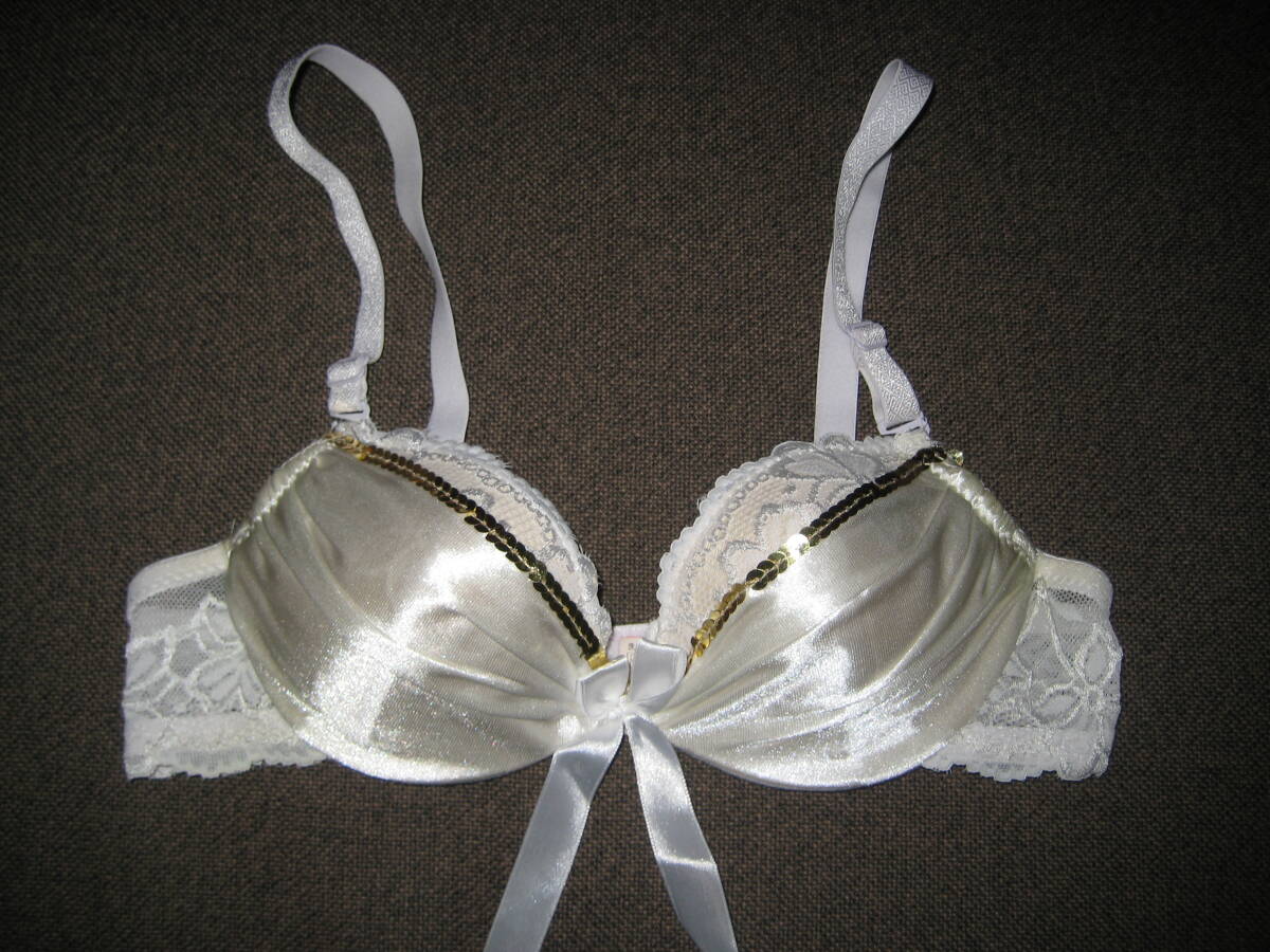 Yahoo!オークション - B70 超光沢 セクシー サテン ブラ ホワイト/新品