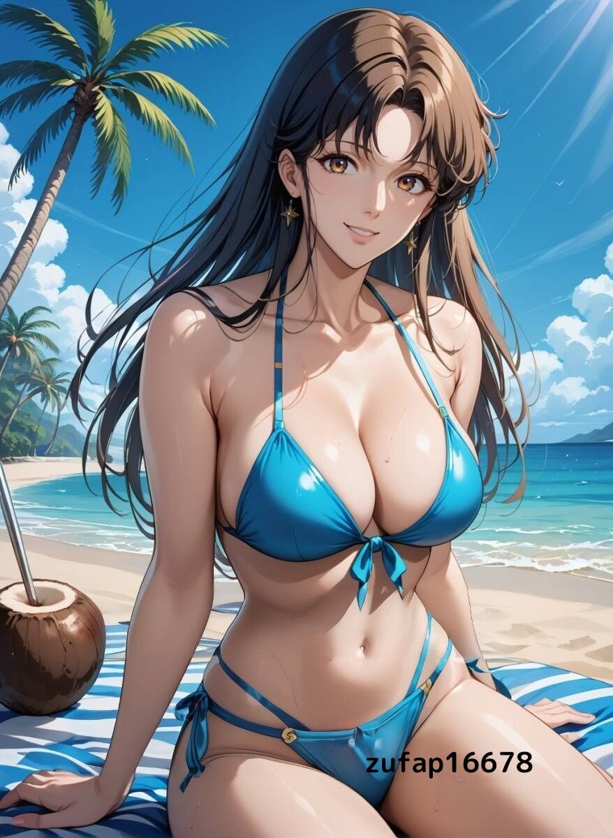 Yahoo!オークション - キャッツアイ/来生瞳/z3832 AIイラスト/アートポ...